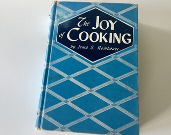 Vintage 1964 Joy of Cooking Cookbook, Hardcover Classic Cook Book, 1931 ...