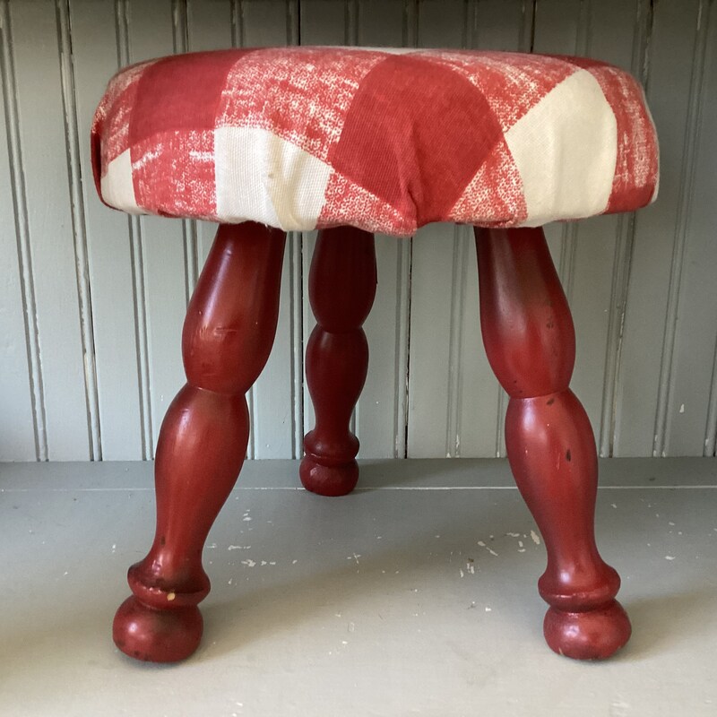 Red Stool - Etsy