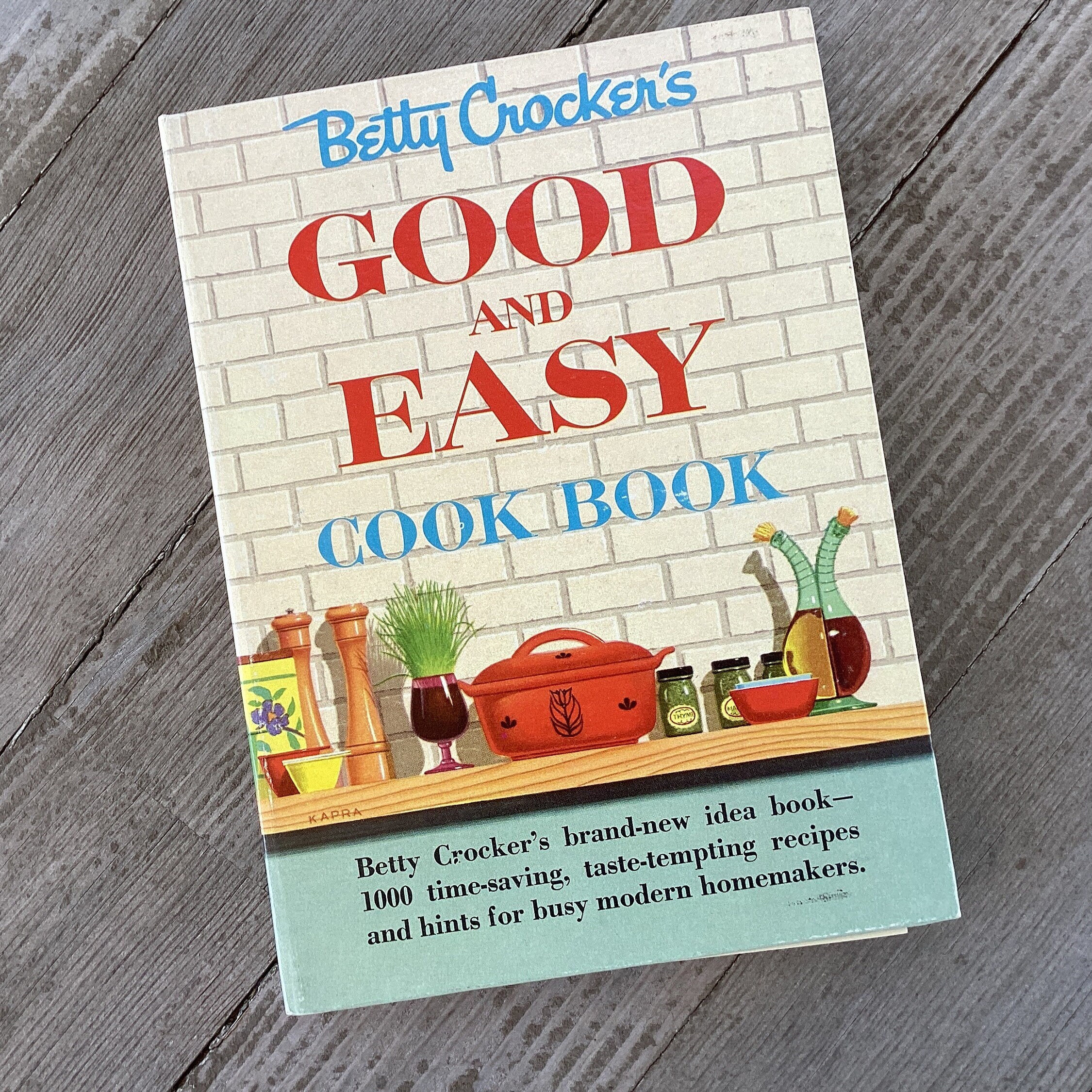 1954 Betty Crocker good and Easy Cook Book - Etsy