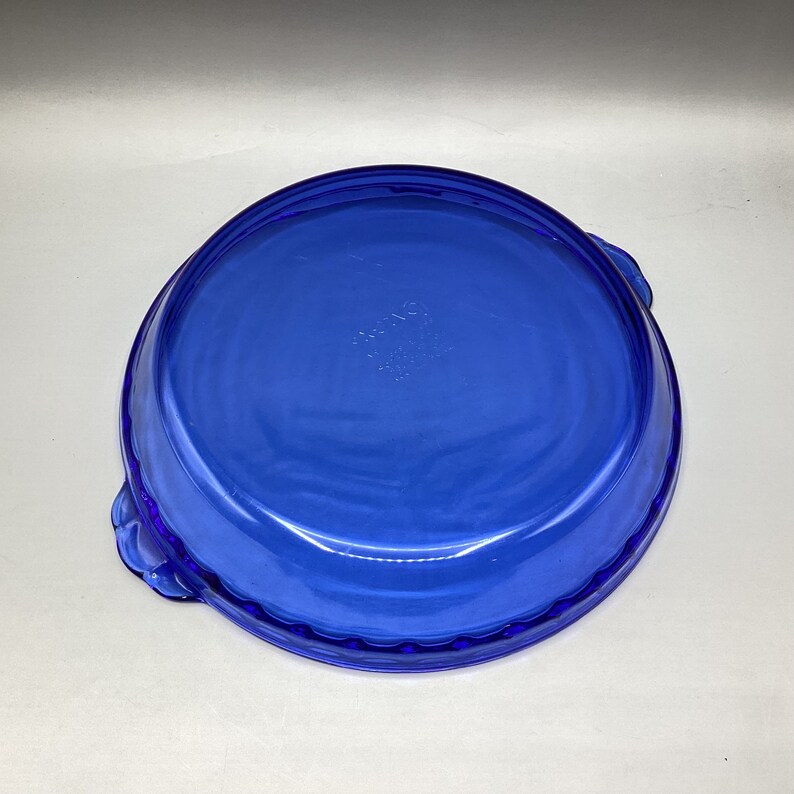 Vintage Pyrex Blue Glass Pie Plate - Etsy
