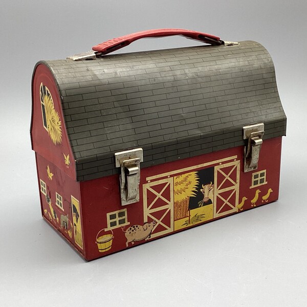 Vintage Lunch Box - Etsy