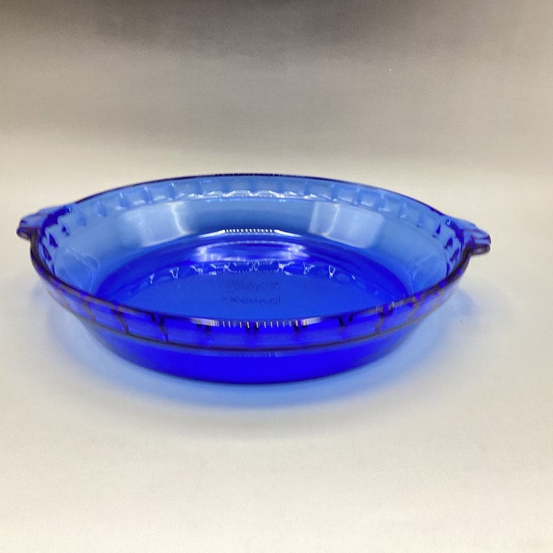 Vintage Pyrex Blue Glass Pie Plate - Etsy