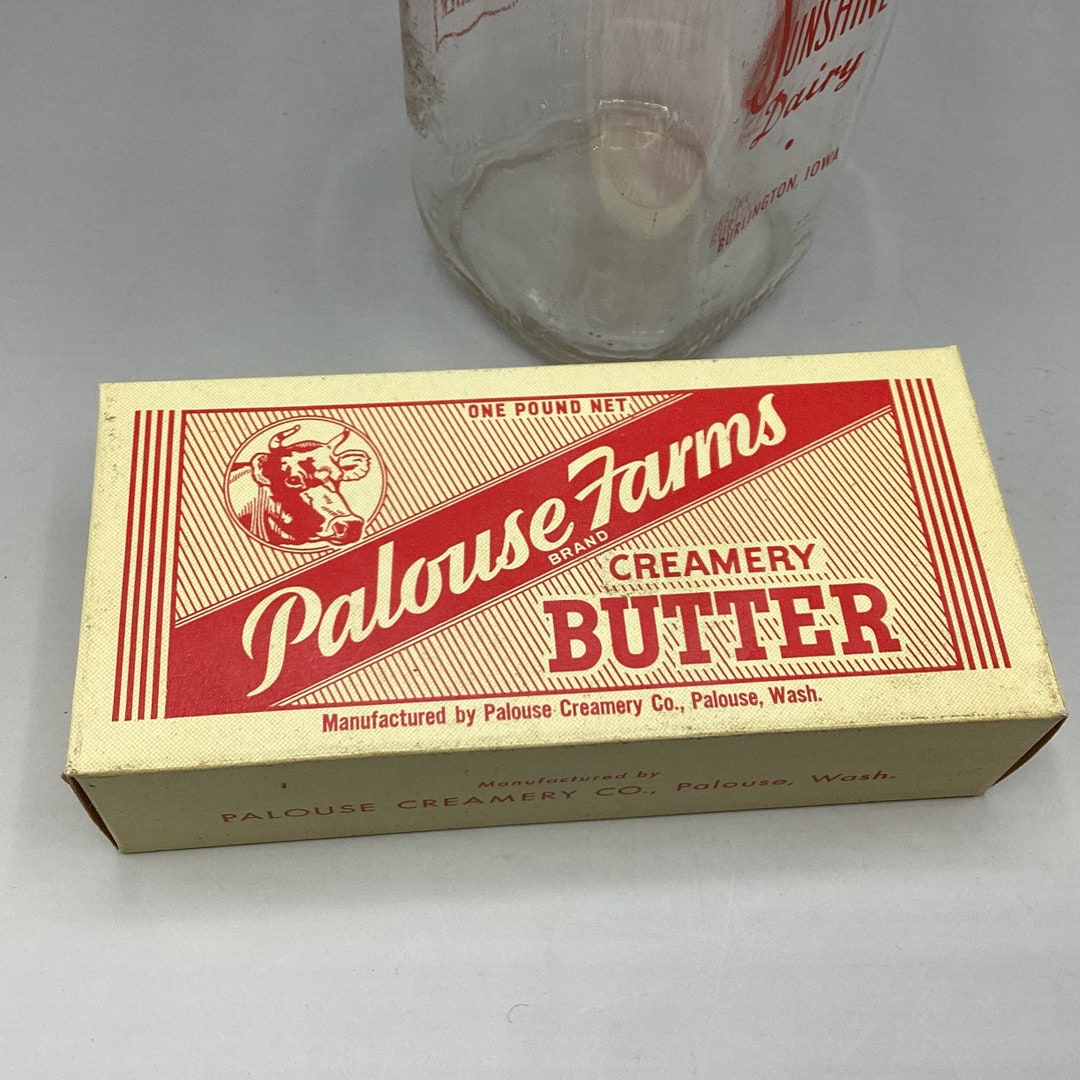 Vintage Dairy Butter Box * Palouse Creamery Package - Etsy