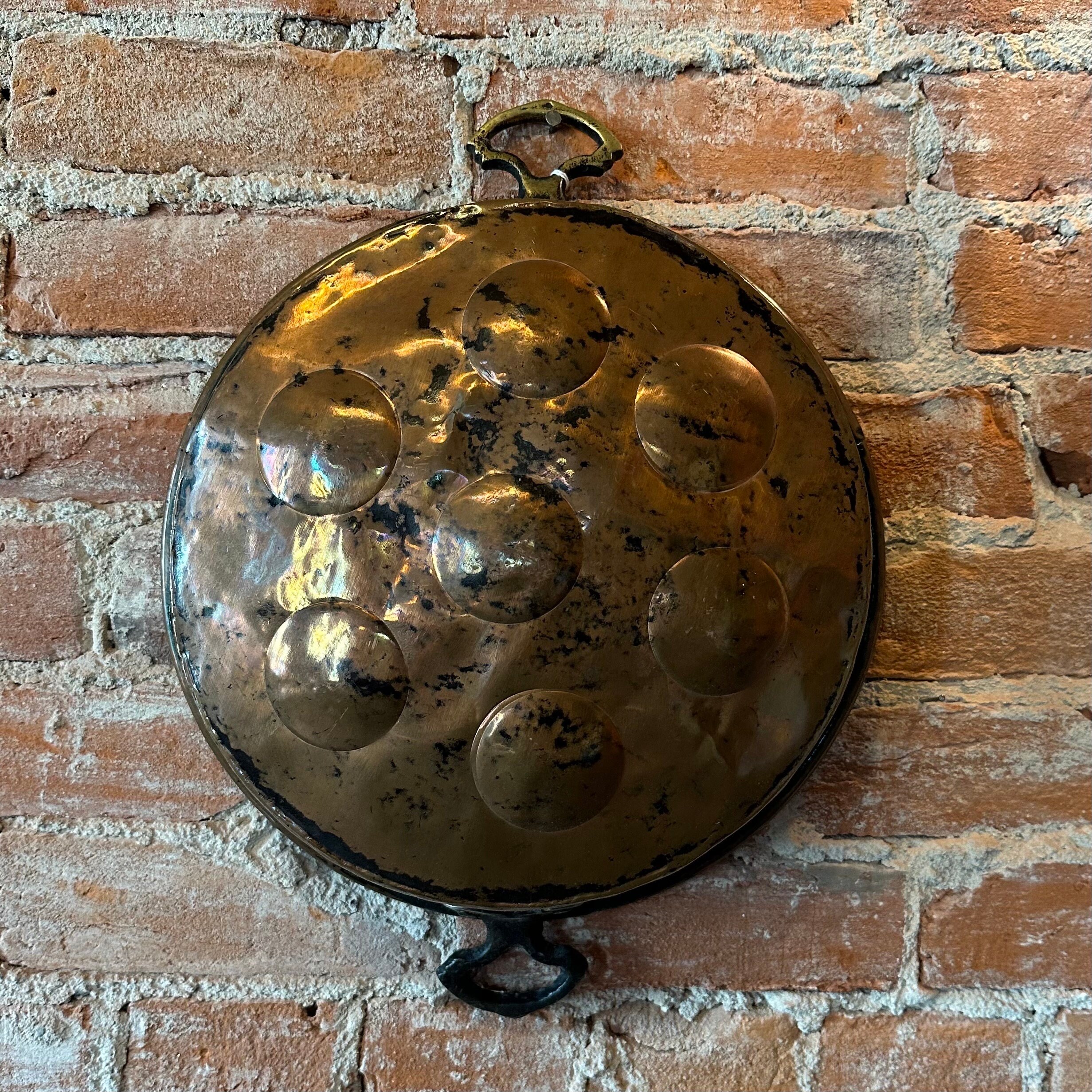 Vintage Escargot & Egg Poach Pan Tin Lined Copper - Etsy