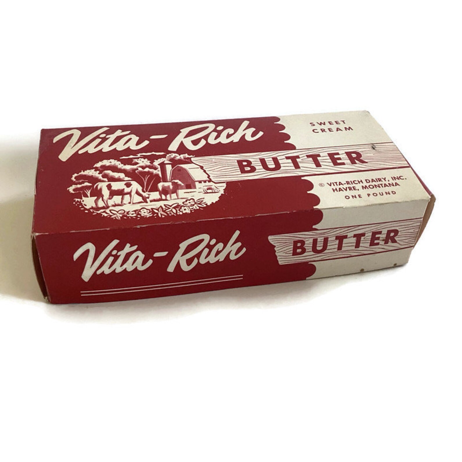 Vintage Dairy Butter Box * Palouse Creamery Package - Etsy
