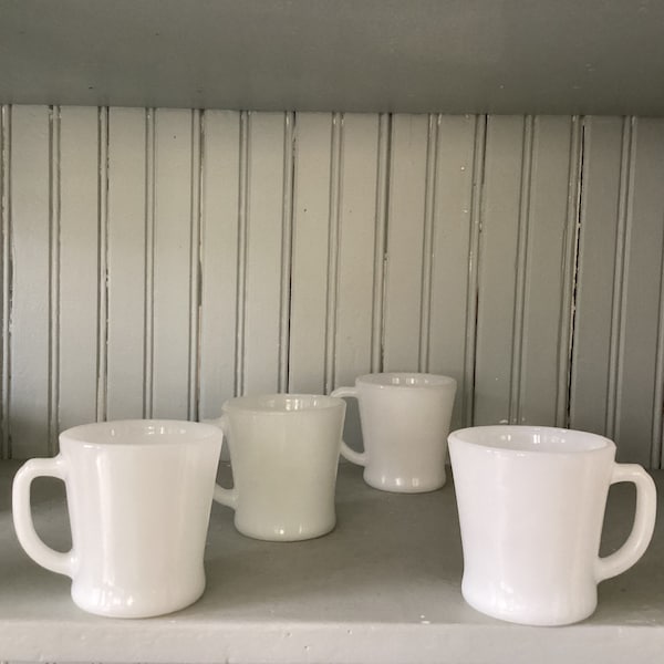 Milk Glass Mugs - Etsy