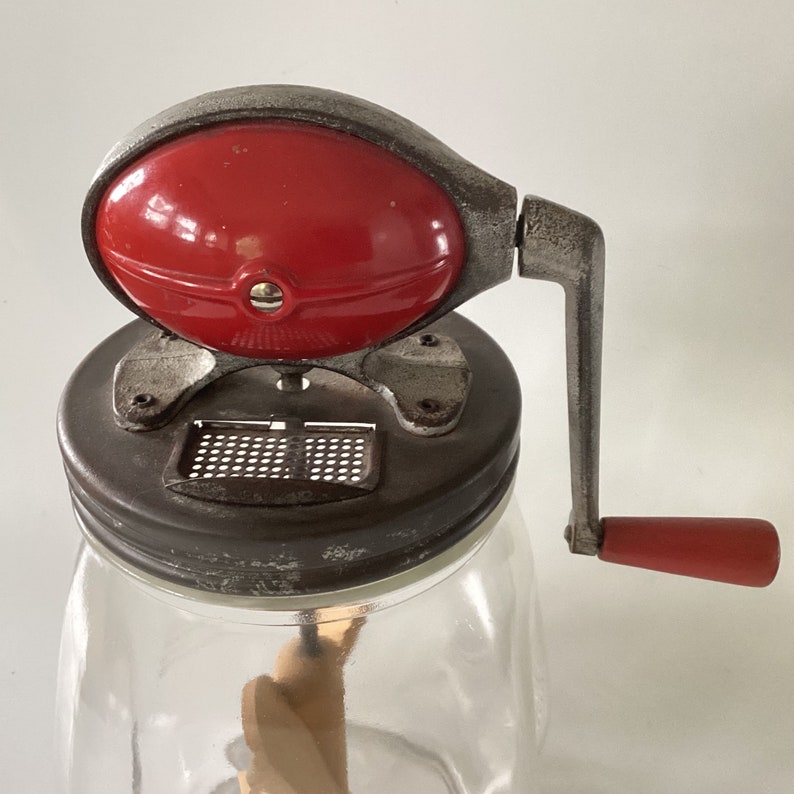 Vintage Dazey Butter Churn Red Housing Over Gears - Etsy