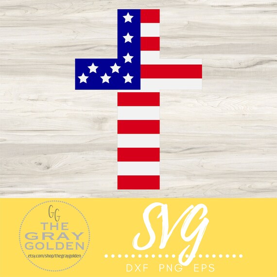 Cross American Flag Svg Cross Flag Svg American Flag Svg | Etsy