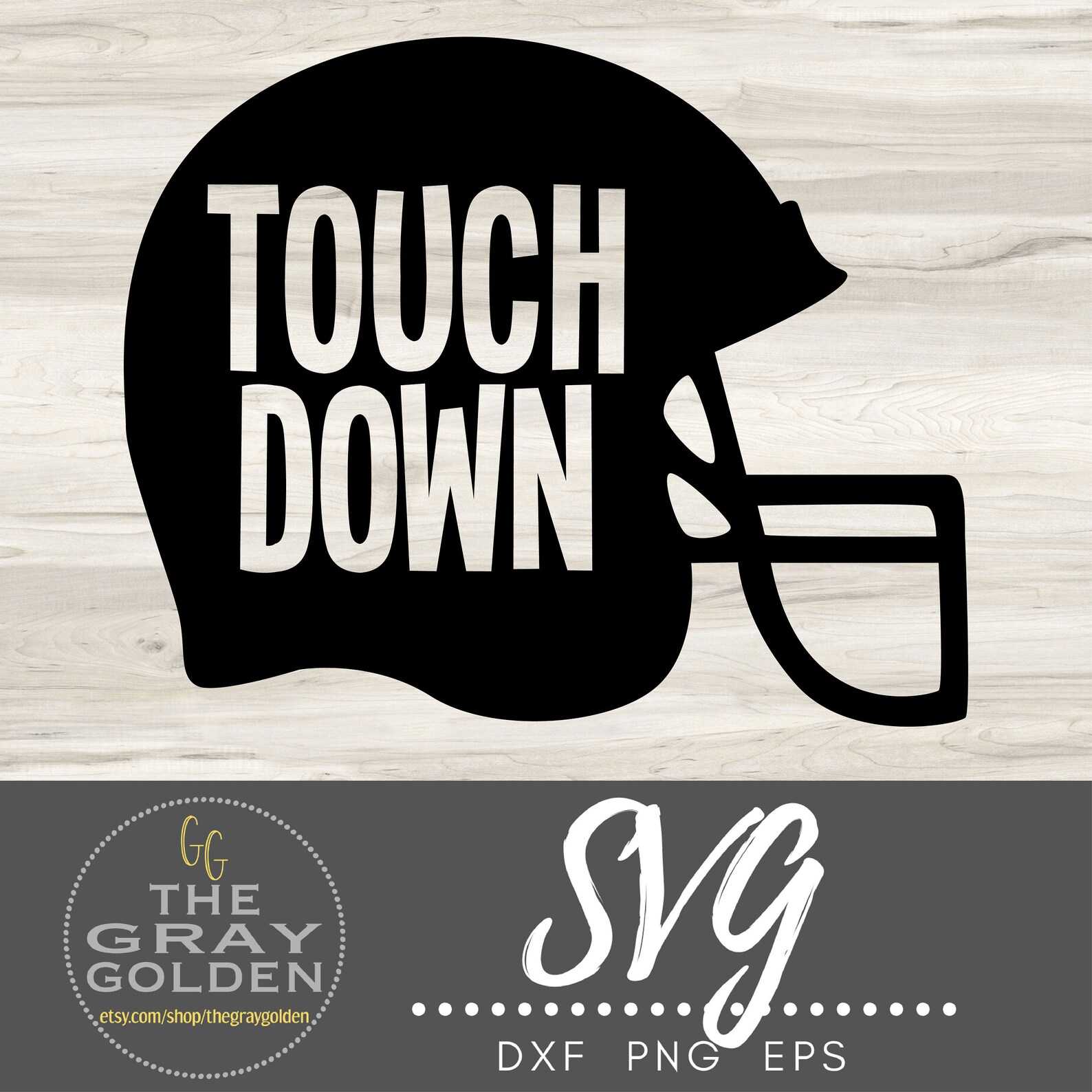 Touchdown Svg Football Svg Football Helmet Svg Cute | Etsy