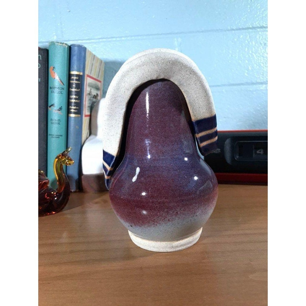 Vintage Slonaker Pronghorn Goat Ram Blanket Southwest Vase - Etsy