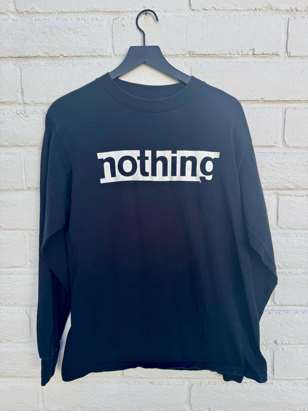 Nine Inch Nails Nothing Studios Vintage Long Sleeve Tshirt New Orleans Trent Reznor 90s ...