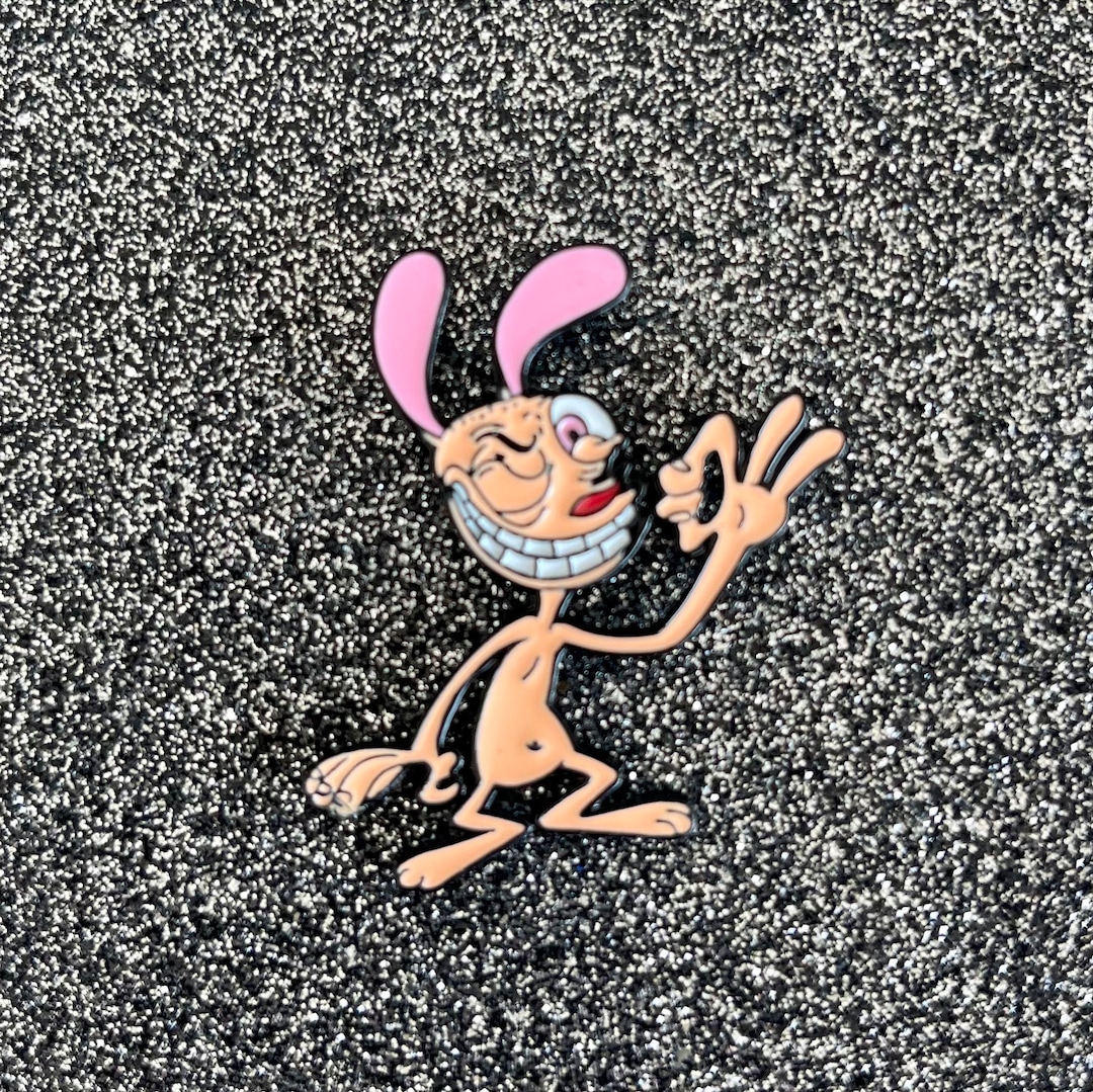 Ren Höek Ren & Stimpy Pin Nickelodeon 90s Nostalgia Doug Rugrats Angry ...