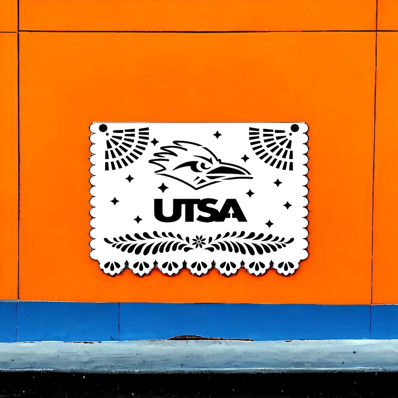 UTSA Roadrunners Papel Picado Style Digital Download - Svg, Png, Pdf ...