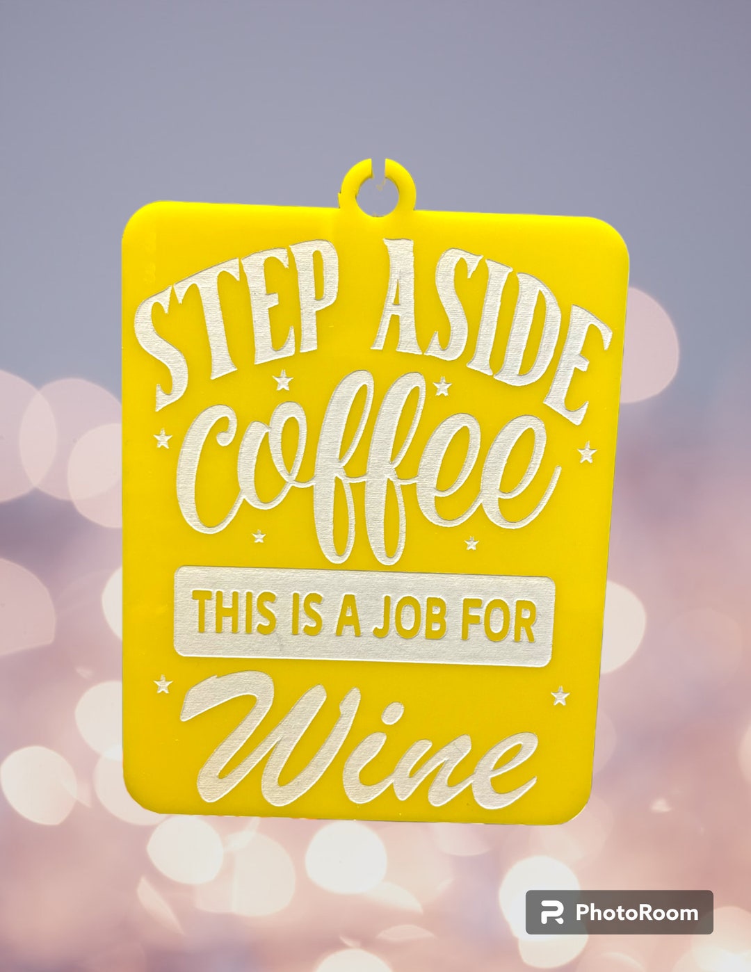 Step Aside Coffee This a Job for Wine 4.25x5.75 Inch Acrylic - Etsy