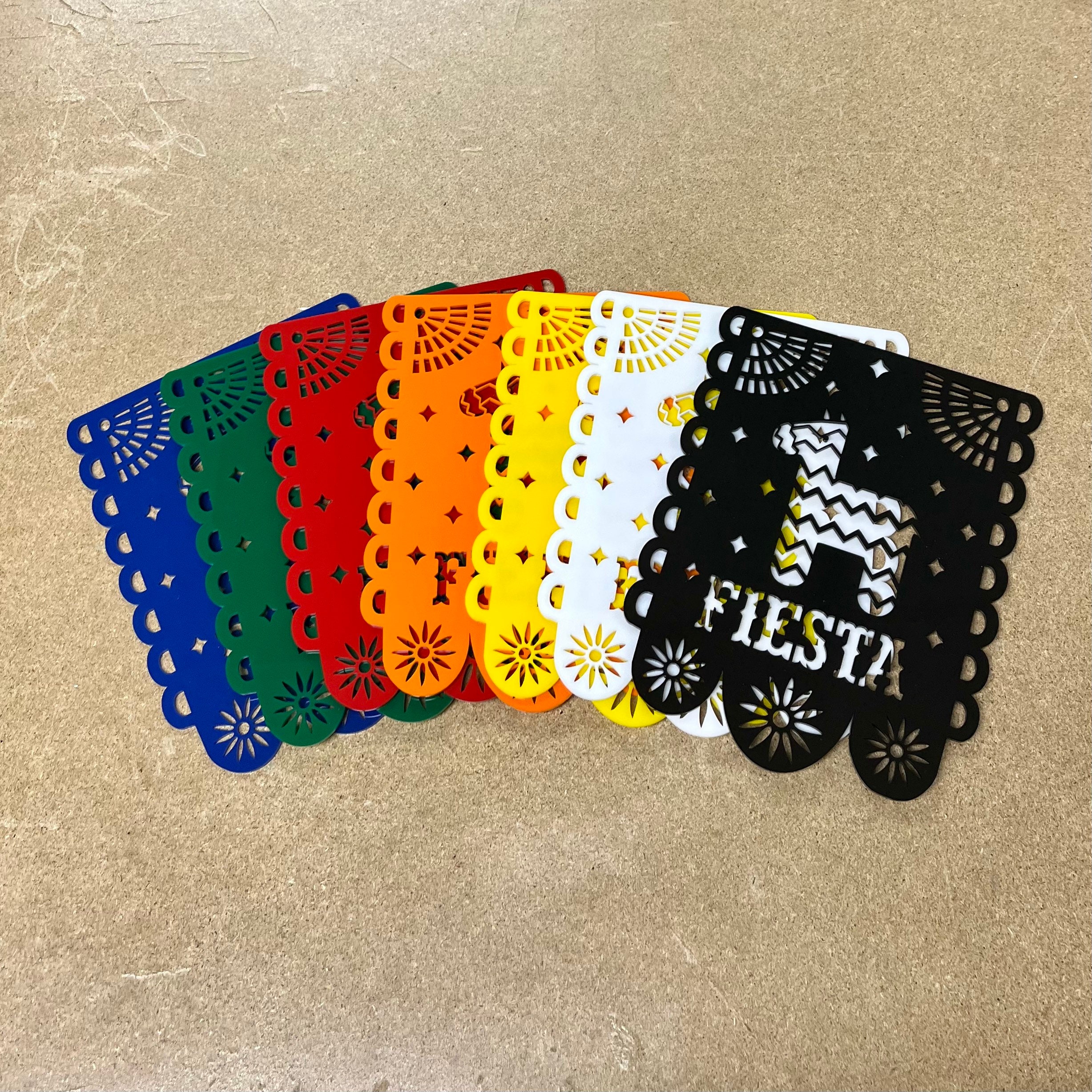 Fiesta Piñata Acrylic Papel Picado Sign. Fiesta Sign. Party Sign ...