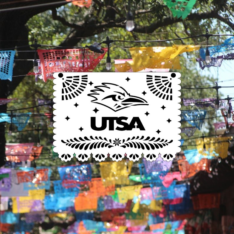 UTSA Roadrunners Papel Picado Style Digital Download - Svg, Png, Pdf ...