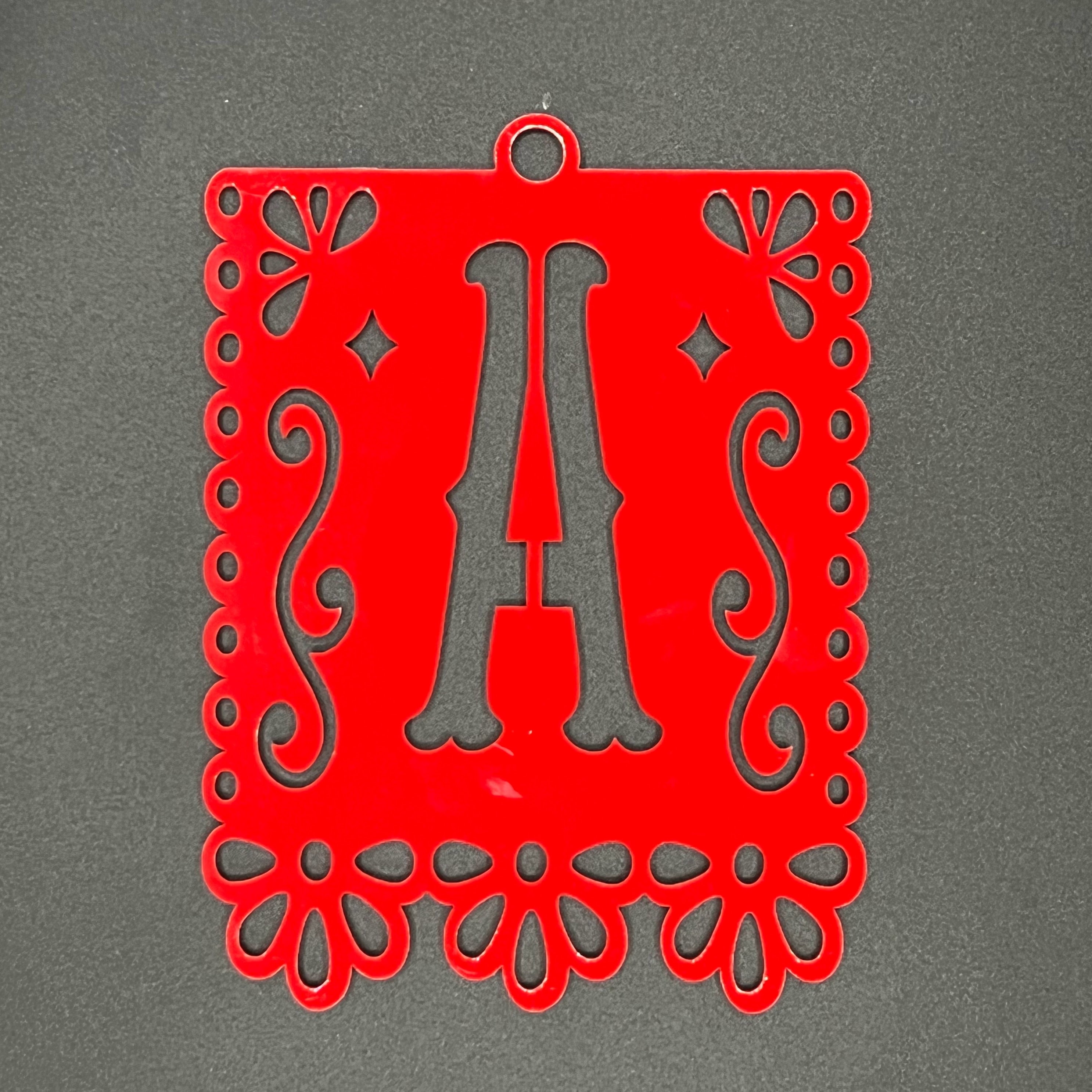 Papel Picado Acrylic Letter, Fiesta Party Decor (4.5x5.5 Inches) - Etsy
