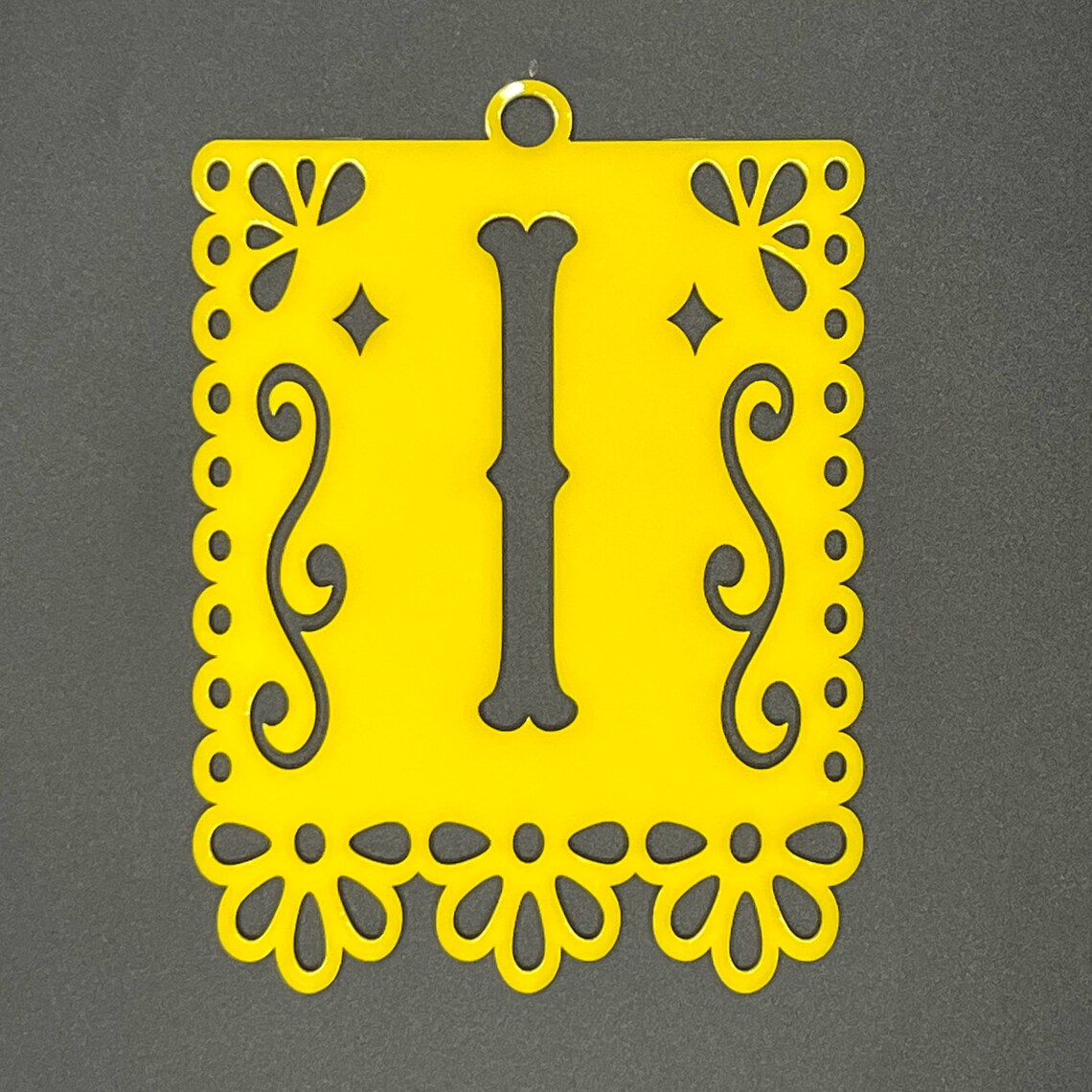 I Papel Picado Acrylic Letter 4.5x5.5 Inches, Individual Letter, Use to ...