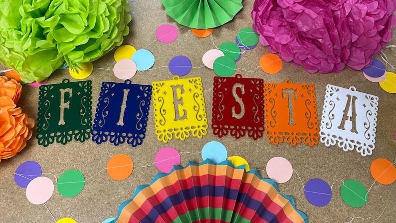A Papel Picado Acrylic Letter 4.5x5.5 Inches, Individual Letter, Use to ...