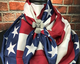 American Flag Scarf | Etsy