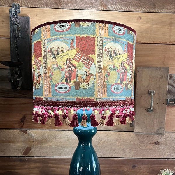 Western Lamp Shade - Etsy