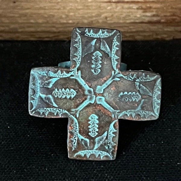 Copper Cross - Etsy