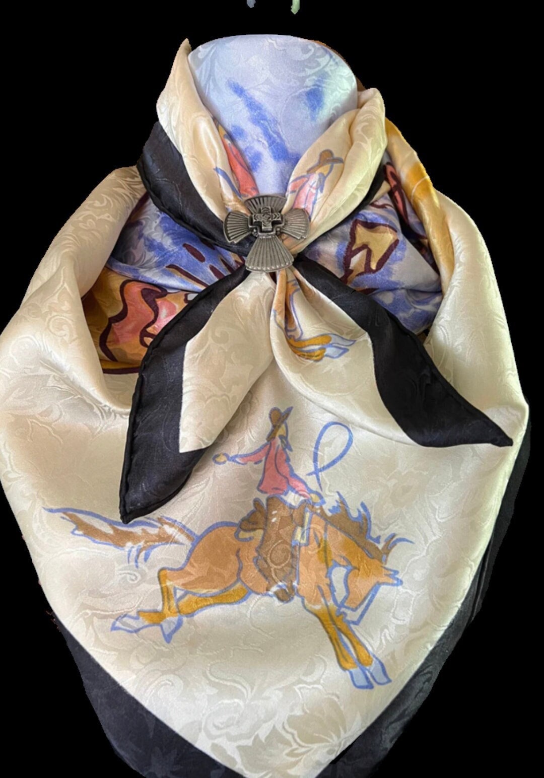 Silk Scarf Wild Rags Ranch - Etsy