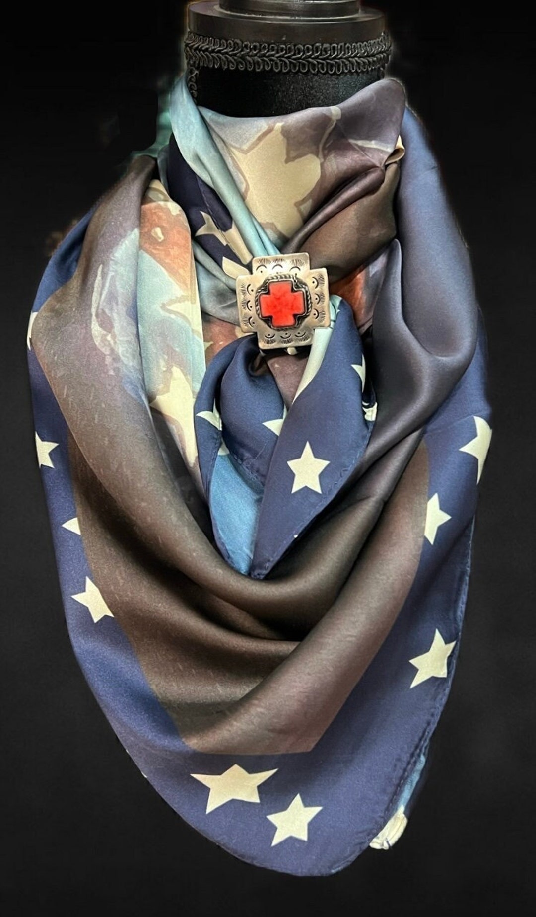 Silk Scarf Wild Rags American Mustang - Etsy