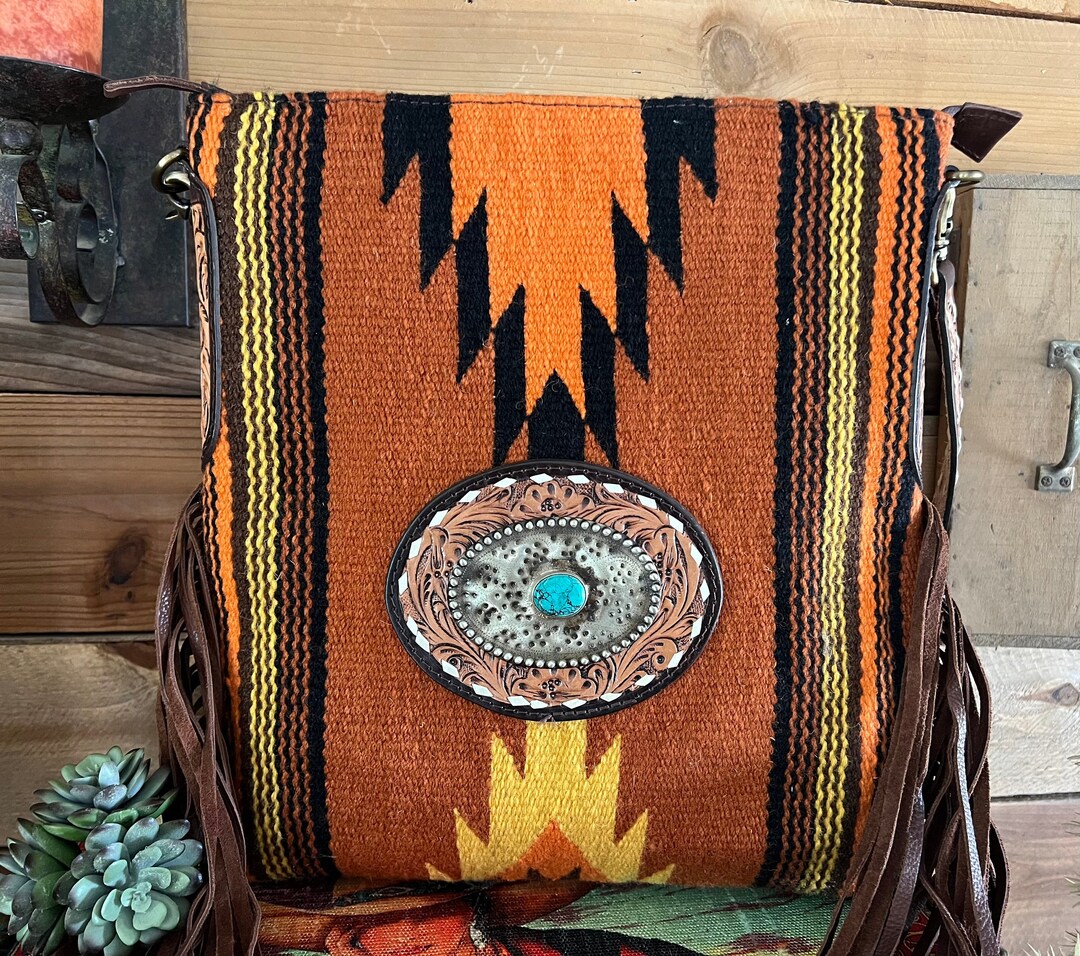 Concealed Carry Woven Saddle Blanket Bag Missoula - Etsy