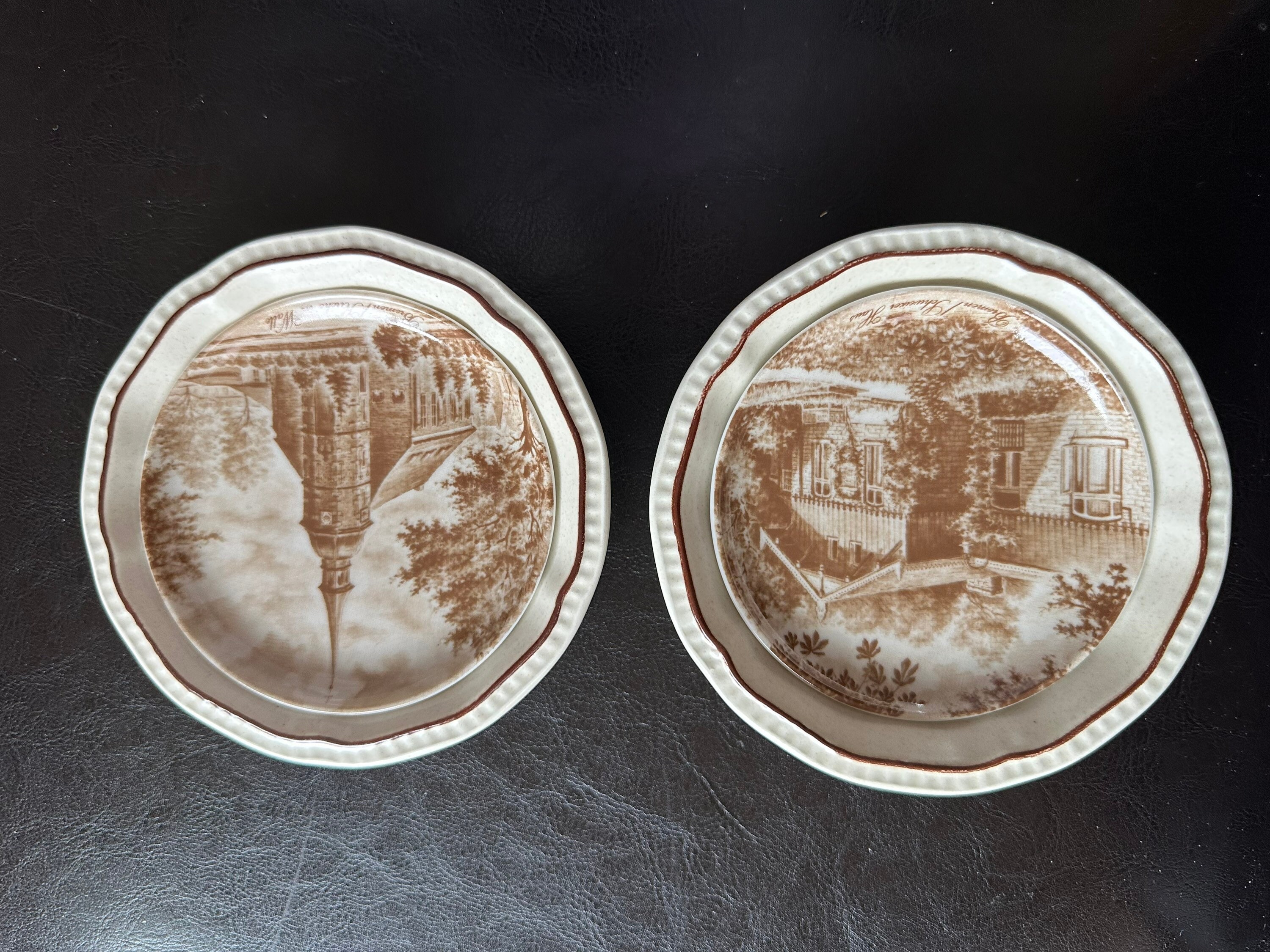 Vintage 2 Kaiser West Germany Plates With Motif Bremen/kirche Waller ...