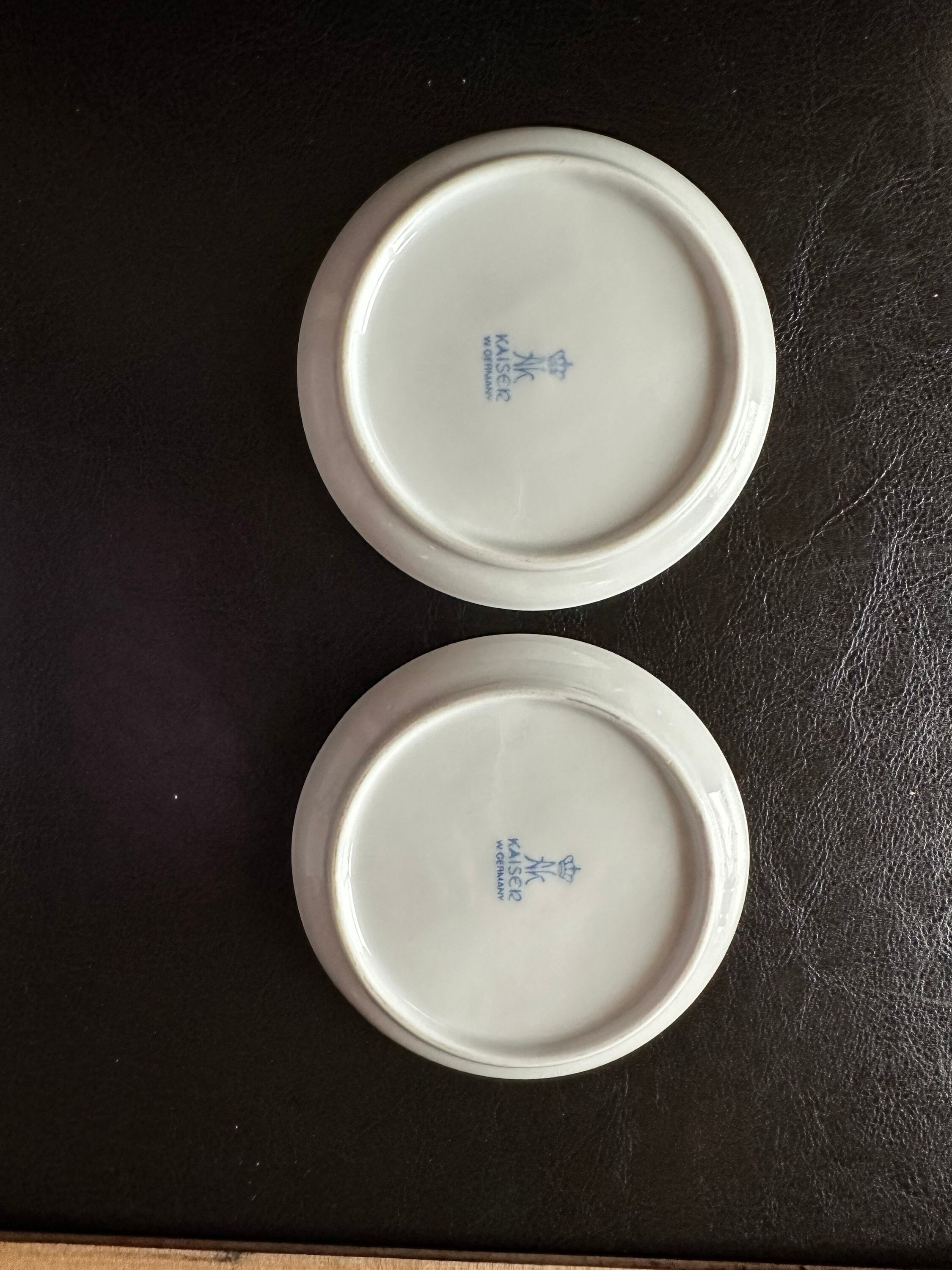 Vintage 2 Kaiser West Germany Plates With Motif Bremen/kirche Waller ...