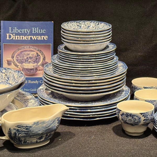 Liberty Blue Dishes - Etsy