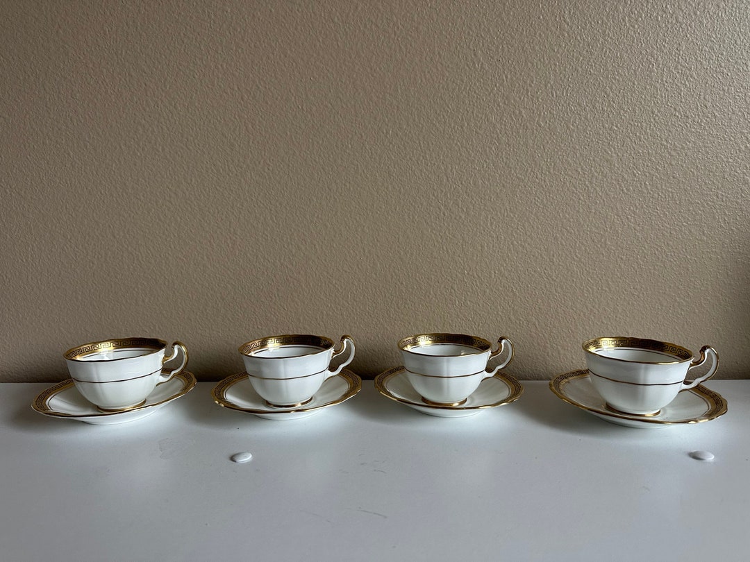 Set of 4 Elegant Adderley, England Fine Bone China Demitasse Cup ...