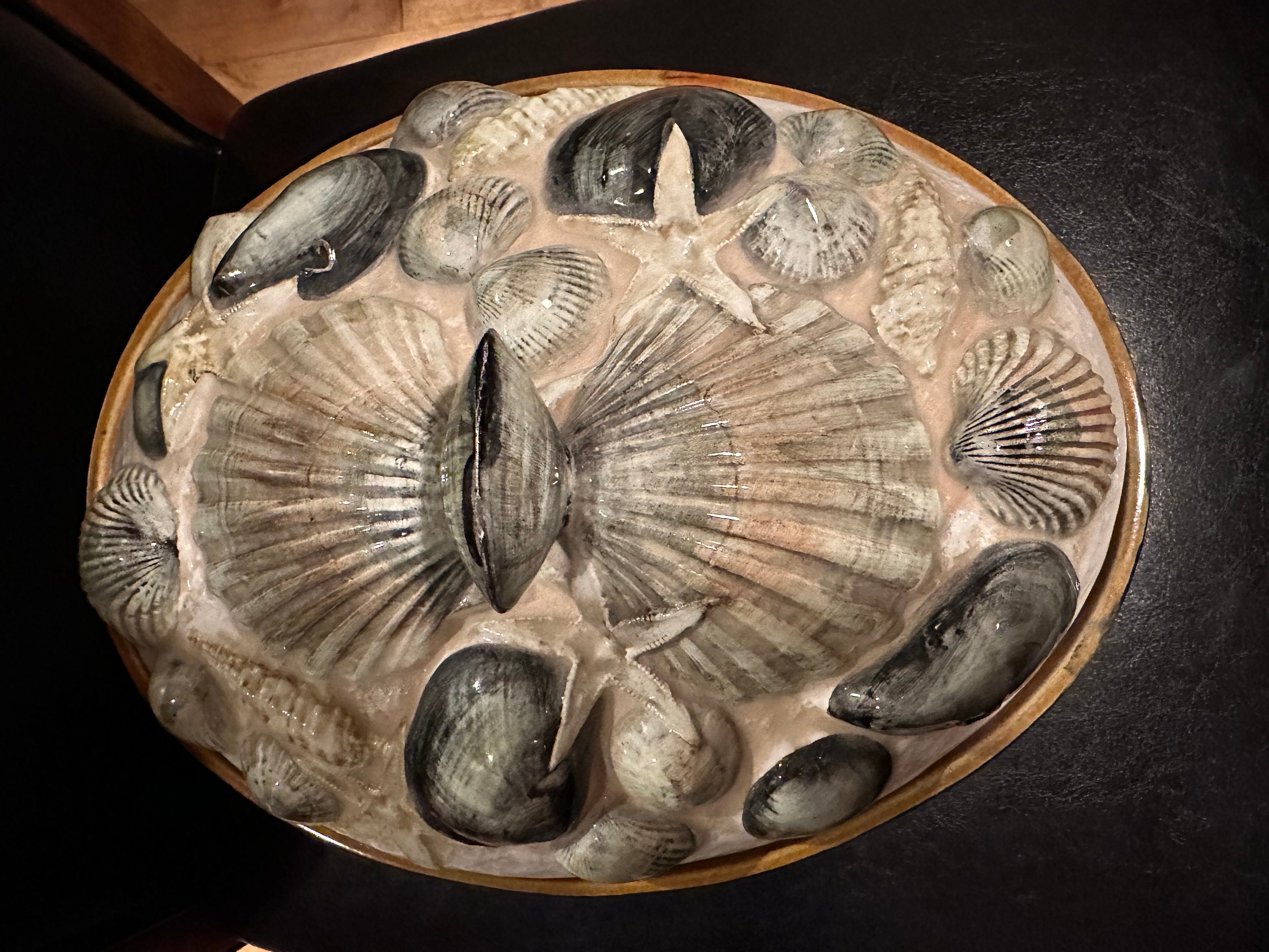 Rare Large Vintage SIGMA TASTE SETTER Majolica Shellfish - Etsy