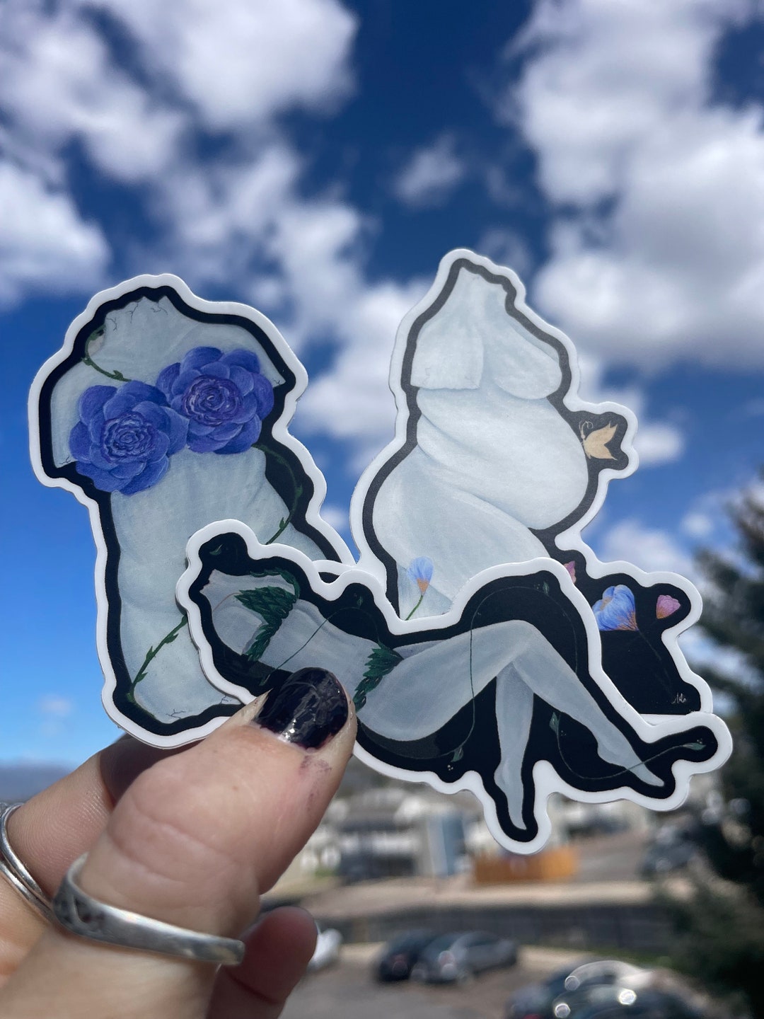Lady Statue Sticker Bundle - Etsy