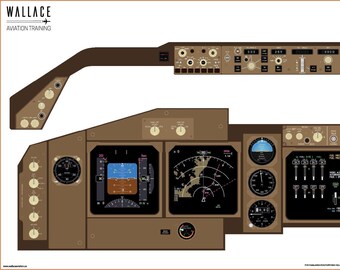 Boeing 747-400 Cockpit Poster - Etsy