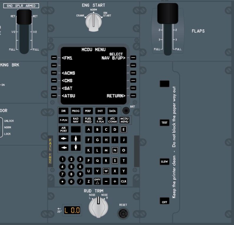 Airbus A330-300 Cockpit Familiarization Poster (printed) - Etsy