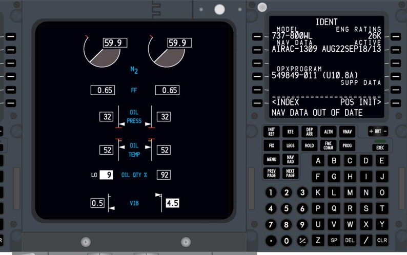 Boeing 737-800 Cockpit Familiarization Poster (printed) - Etsy