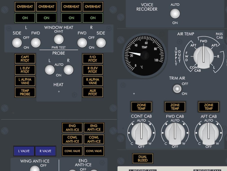 Boeing 737-8 MAX Cockpit Poster (digital Download) – Pilot Training ...