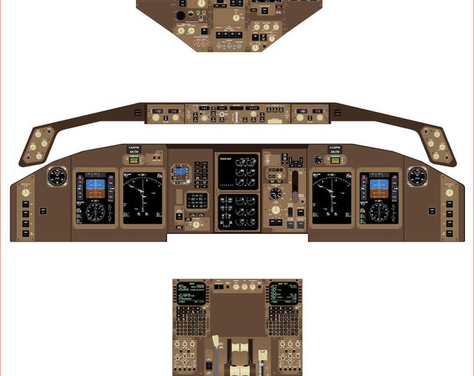 Boeing Style Desktop Flight Sim Radio - Etsy UK