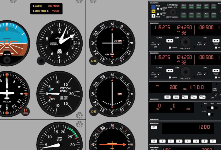 Cessna 172 Cockpit Poster (digital Download) – Pilot Training Poster ...