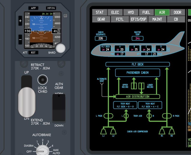 Boeing 787-8 Cockpit Poster (digital Download) – Pilot Training Poster ...