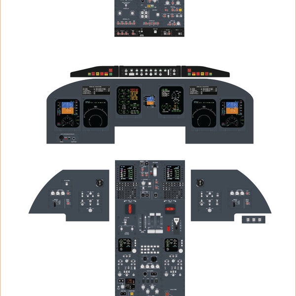 Crj 700 Cockpit Poster - Etsy