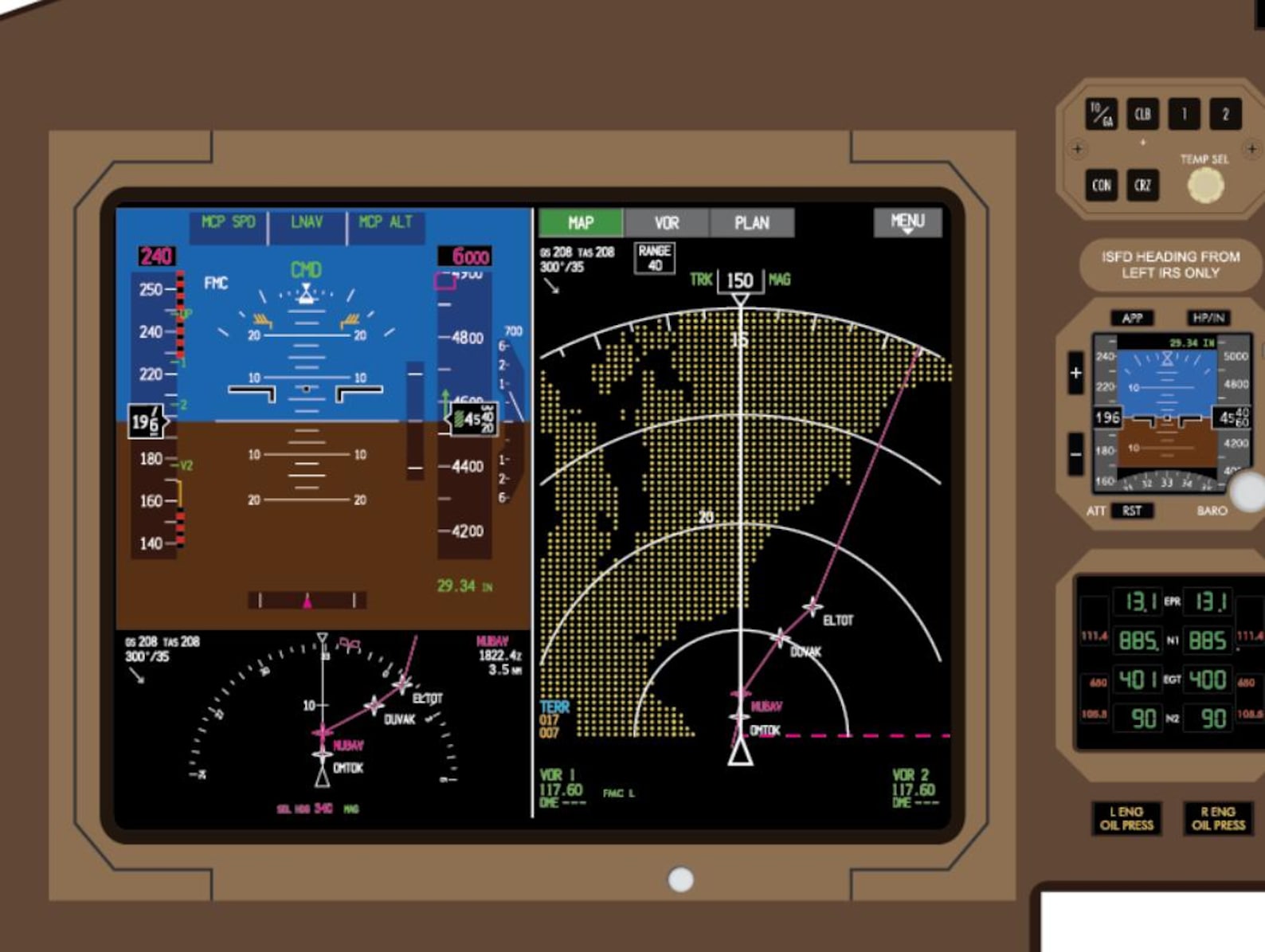 Boeing 767-300F Cockpit Poster (digital Download) – Pilot Training ...