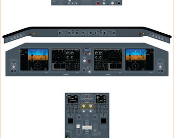 Embraer ERJ 170/175/190/195 Cockpit Poster - Etsy