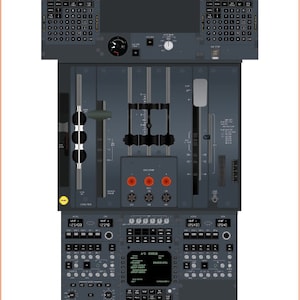 Mcdonnell Douglas MD11 Cockpit Familiarization Poster - Digital Full ...