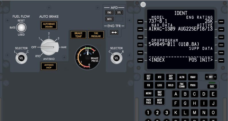 Boeing 737-8 MAX Cockpit Poster (digital Download) – Pilot Training ...
