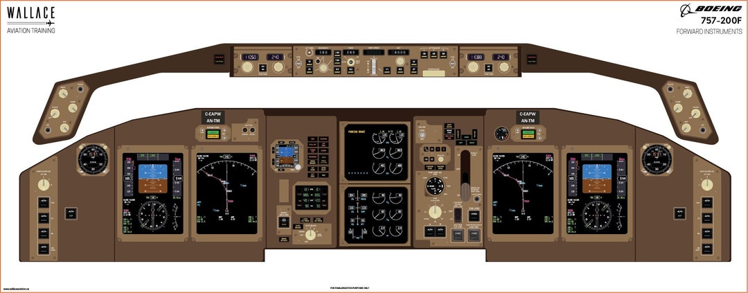 Boeing 757-200F (flat Panel Display Upgrade) Cockpit Familiarization ...