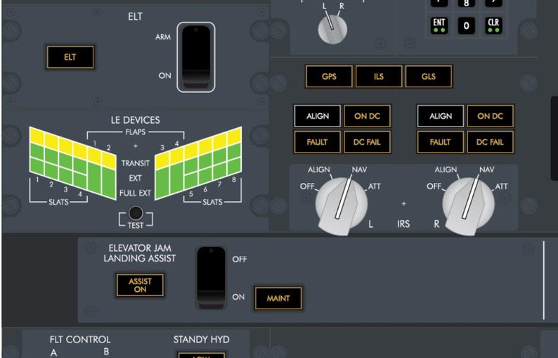 Boeing 737-8 MAX Cockpit Poster (digital Download) – Pilot Training ...