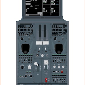 Airbus A220-300 Cockpit Familiarization Poster - Digital Full Scale 3 ...